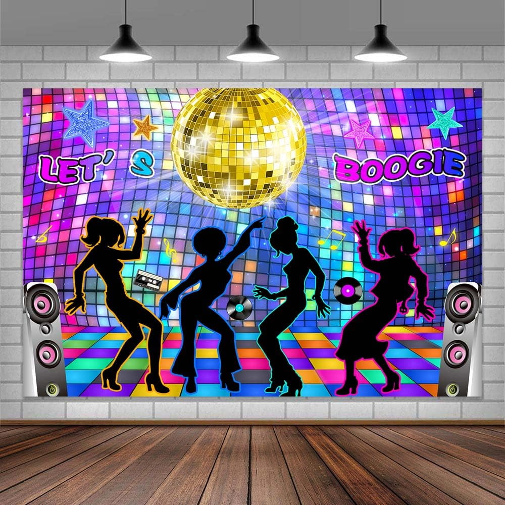 10x6.5 ft Disco Ball Photo Backdrop for Parties Photography Background ...