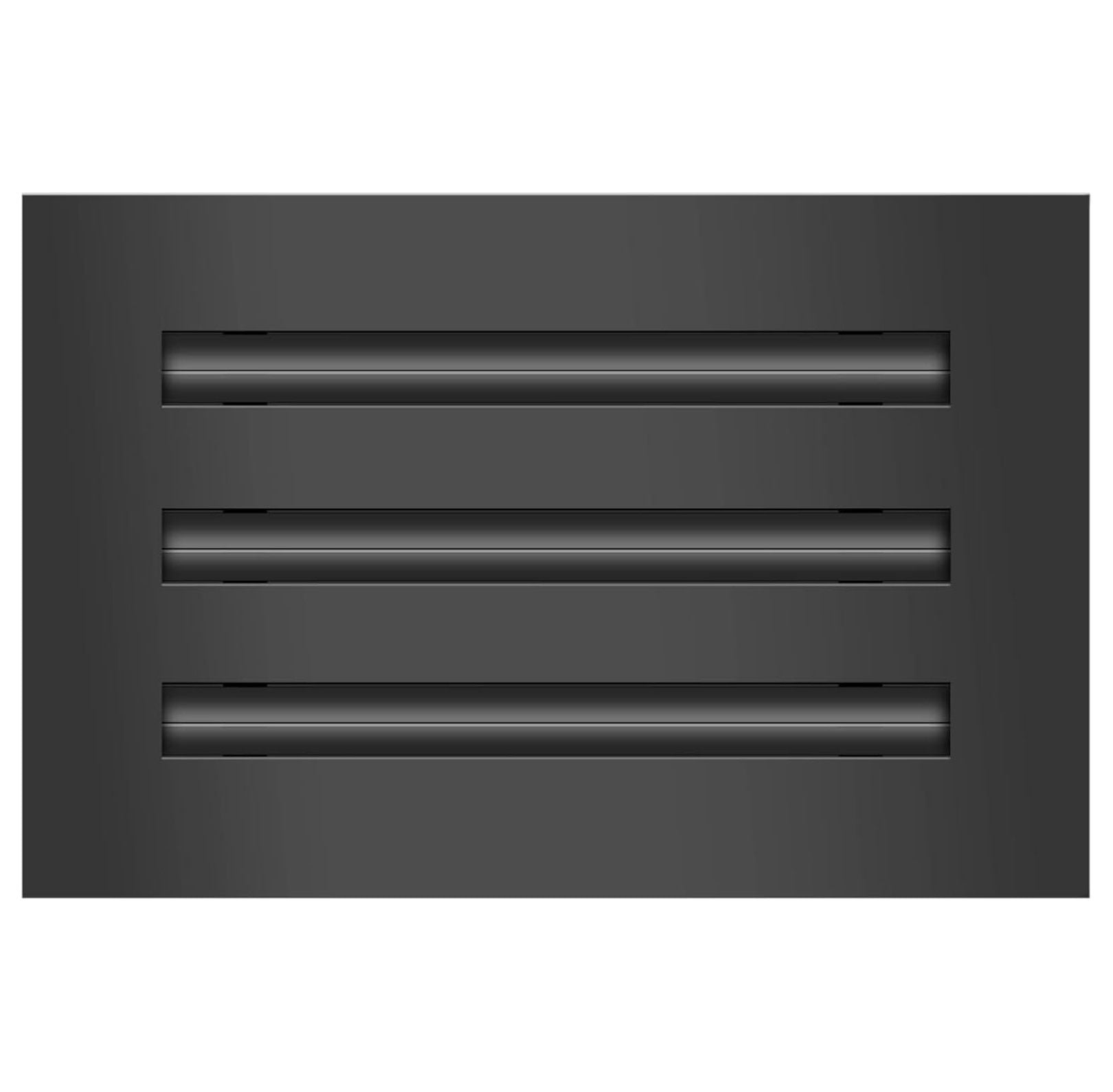 10x6 Modern Vent Cover - Decorative Black - Standard Slot Diffuser ...