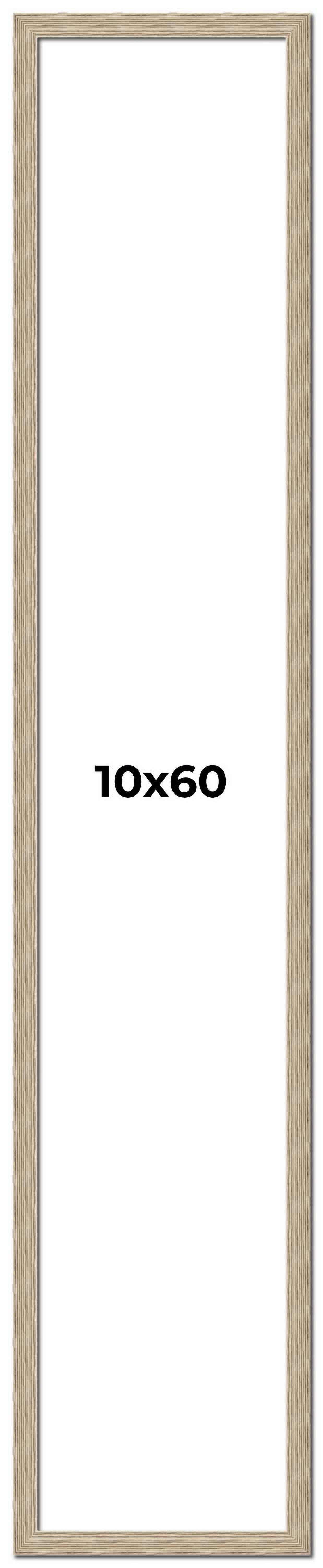 10x60 Frame Grey Solid Wood Picture Frame Width 1 Inches | Interior ...