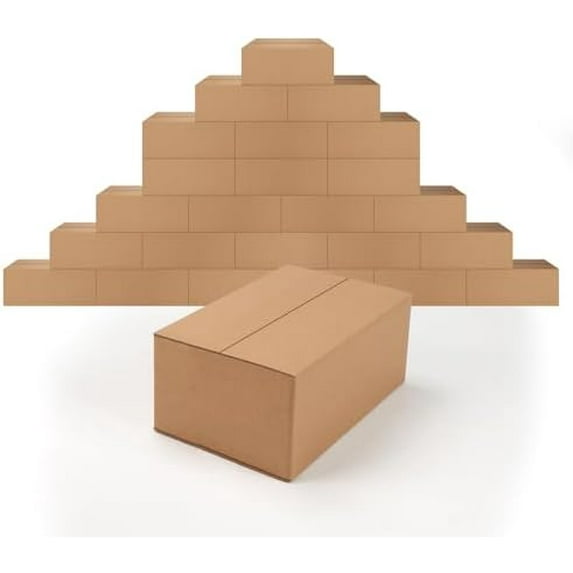 10x6x4 inches Shipping Boxes Small Cardboard Boxes for Packing, Moving ...