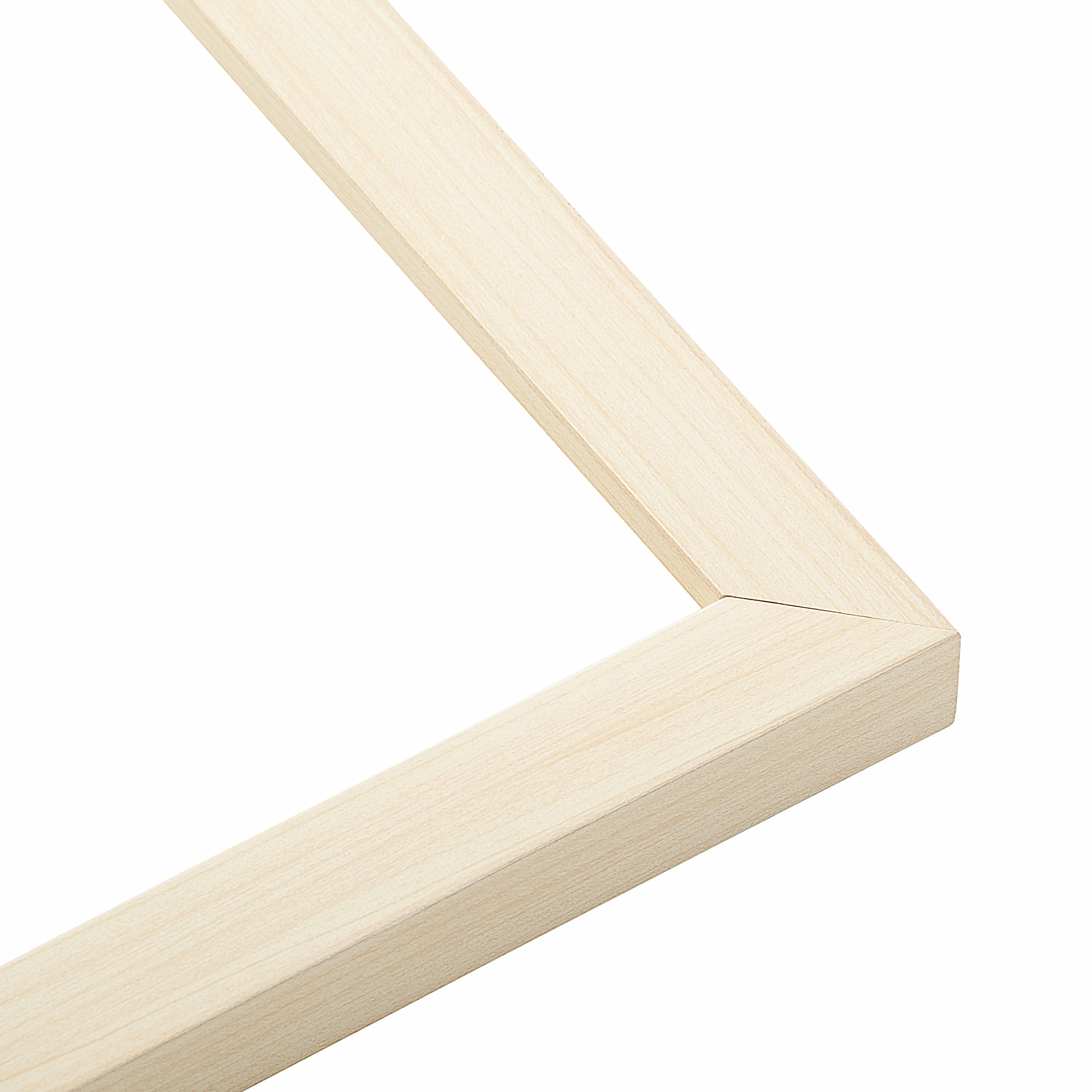 10x7 Traditional White Washed Wood Picture Frame - UV Acrylic, Foam ...