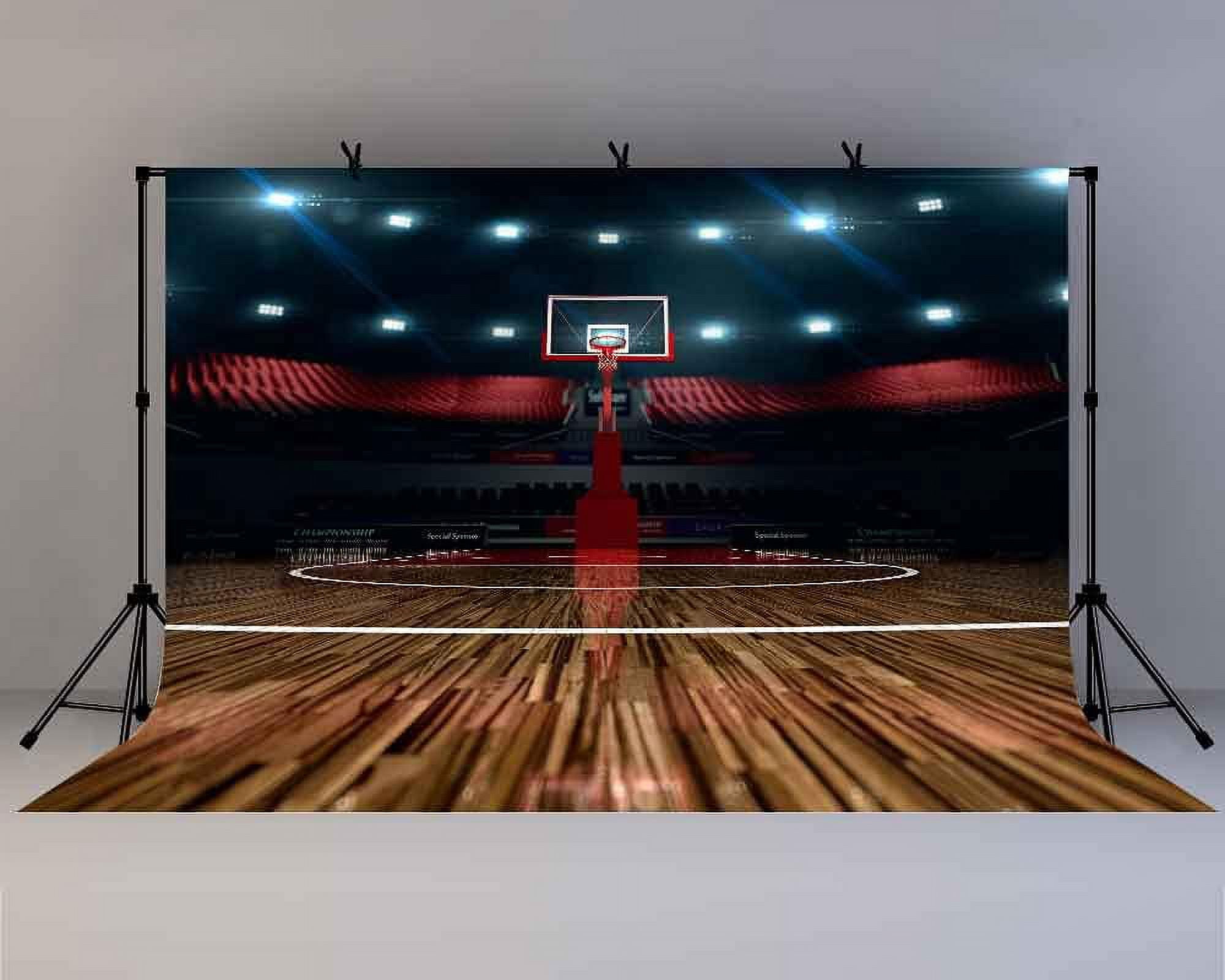 10x7ft Basketball Theme Backdrop Basketball Court Photography ...