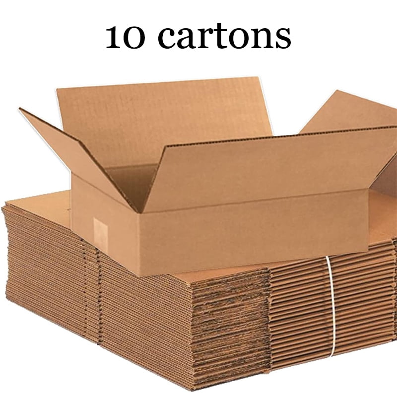 10x7x3 Inch Brown Shipping Box Cardboard Packaging Box for Mailing ...
