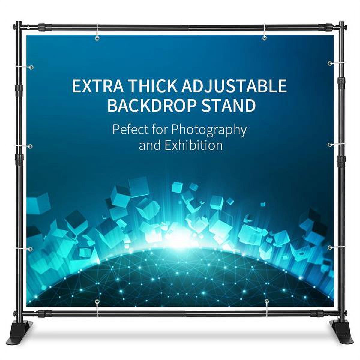 10x8 FT Professional Background Stand - Heavy Duty Photography Backdrop ...