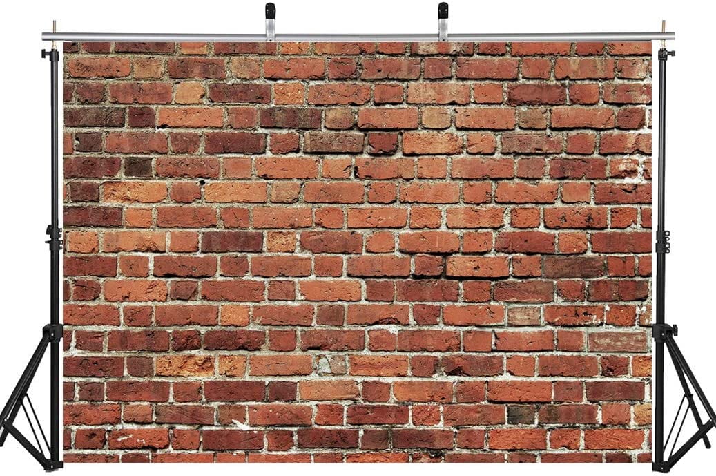 10x8FT Red Brick Wall Photography Backdrop Thin Vinyl Photo Backdrops ...