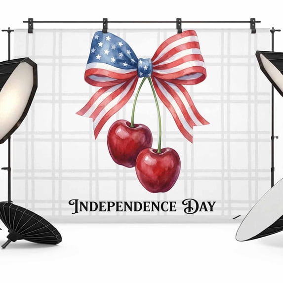 10x8ft Photo Backdrop, 4th of July Soft Polyester Backdrop Curtains ...