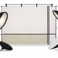 10x8ft Photo Backdrop, Beige Geometric Soft Polyester Backdrop Curtains ...