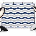 10x8ft Photo Backdrop, Navy Blue Grey White Soft Polyester Backdrop ...