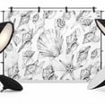 10x8ft Photo Backdrop, Summer Beach Starfish Soft Polyester Backdrop ...