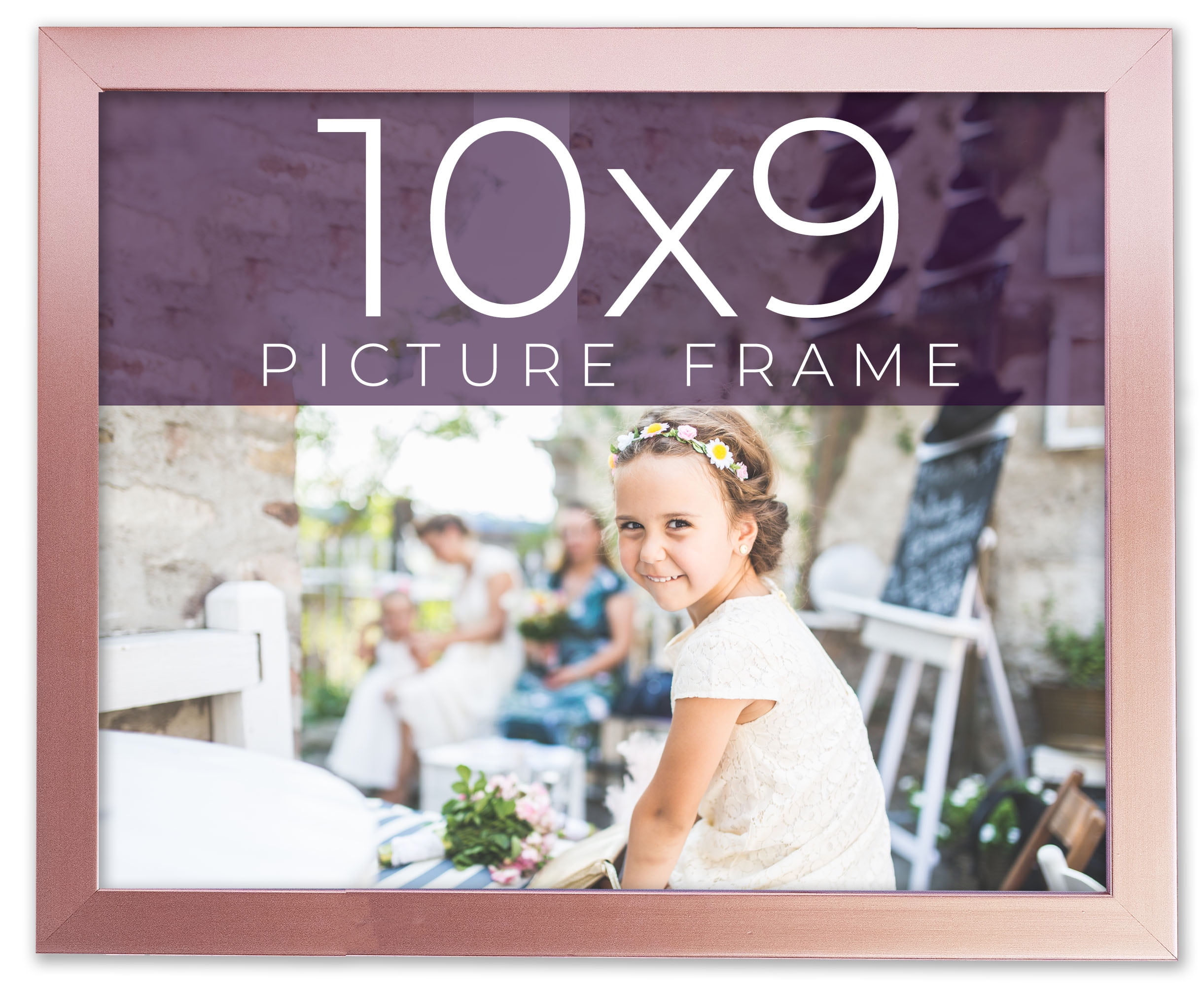 10x9 Frame Pink Real Wood Picture Frame Width 0.75 inches | Interior ...