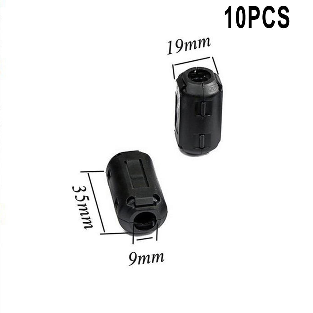 10xTDK Ferrite Core Noise Suppressor Filter Ring Cable Clip On Wire RFI ...
