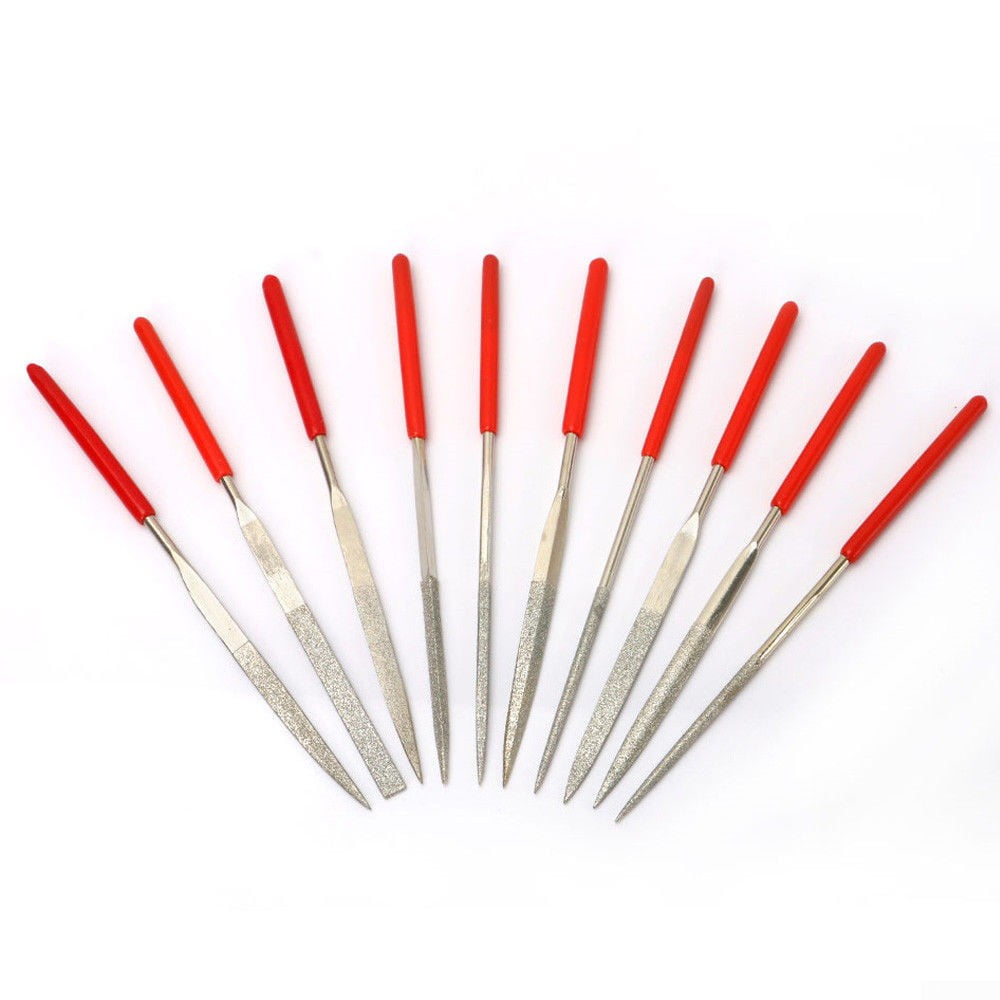 10xWood Rasp Files Needle Mini File Set Carving Tools Alloy Filing Tool ...