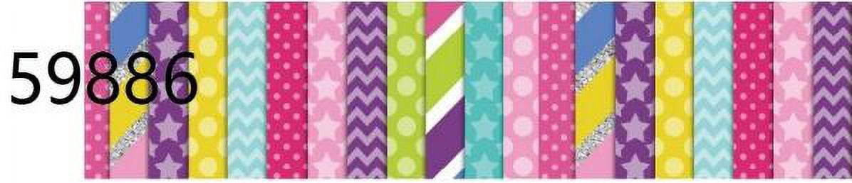 10yards Ombre Stripe Pattern Printed Grosgrain Ribbon for Hairbows ...