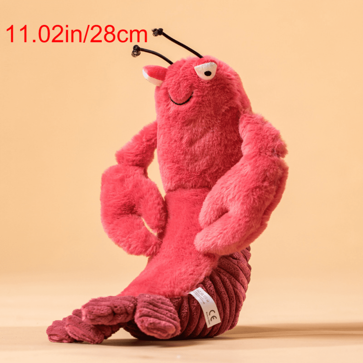 11.02in/28cm funny doll intresting simulation sea anime red lobster ...
