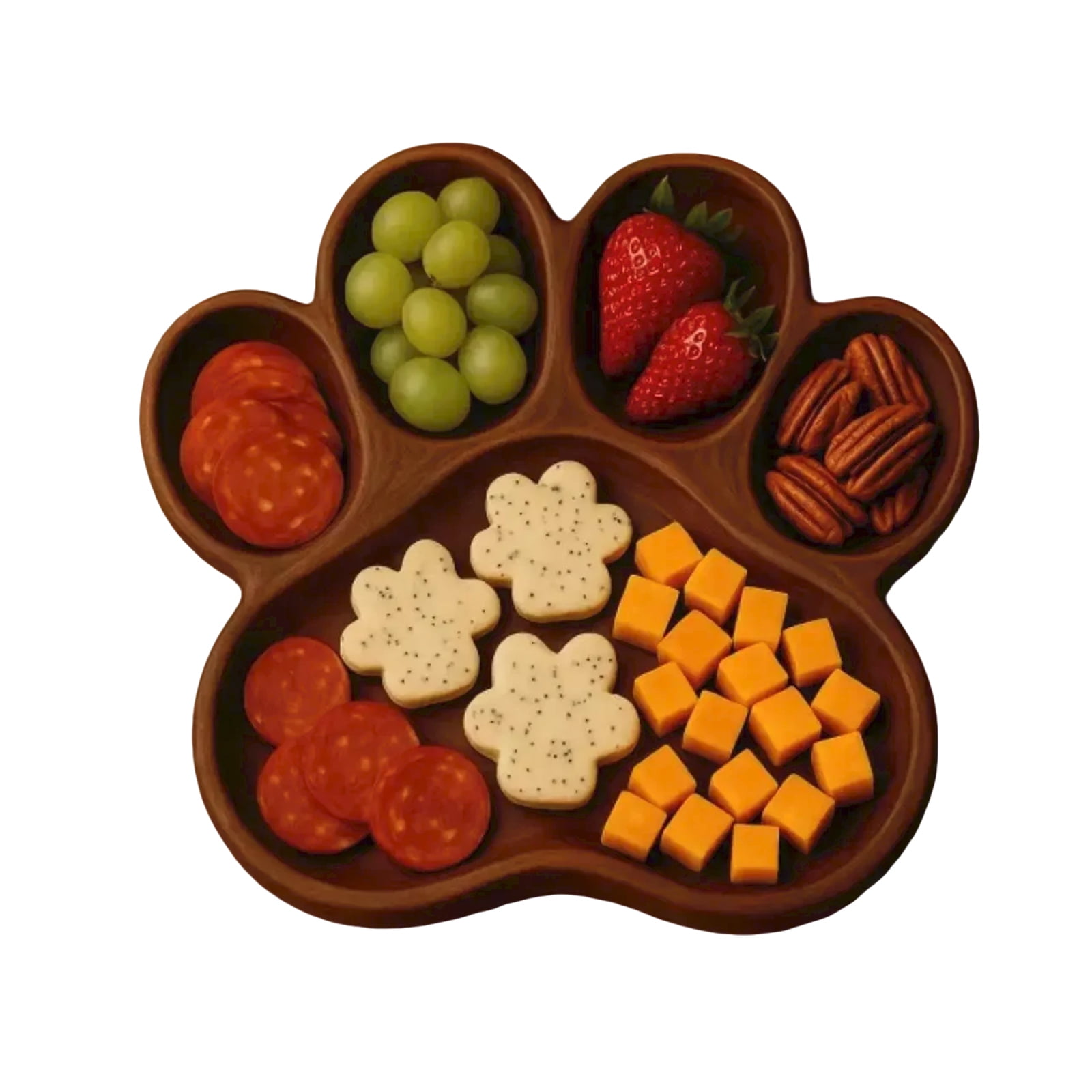 11.02inx11.02 Inch Cute Dog Face Charcuterie Boards, Dog Themed ...