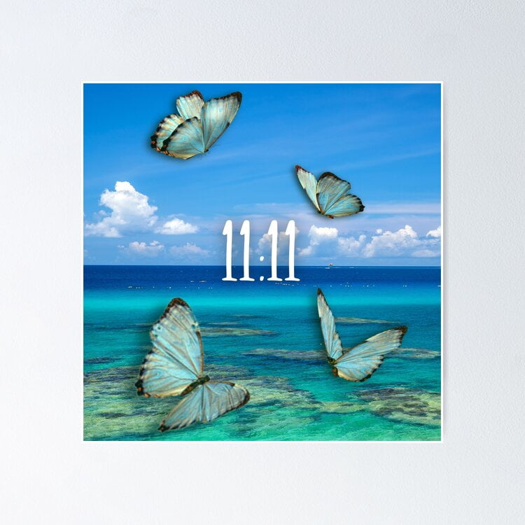 11:11 Butterflies In The Tropics Poster- Unframed Poster | Wall Art ...