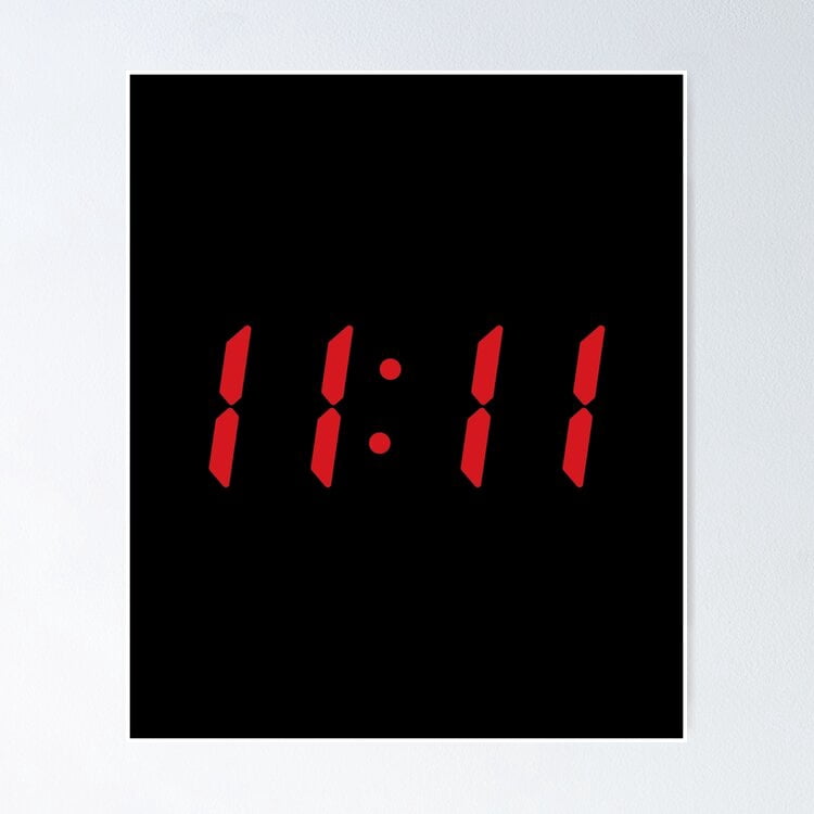 11:11 Poster- Unframed Poster | Wall Art | Perfect For Home Decor ...