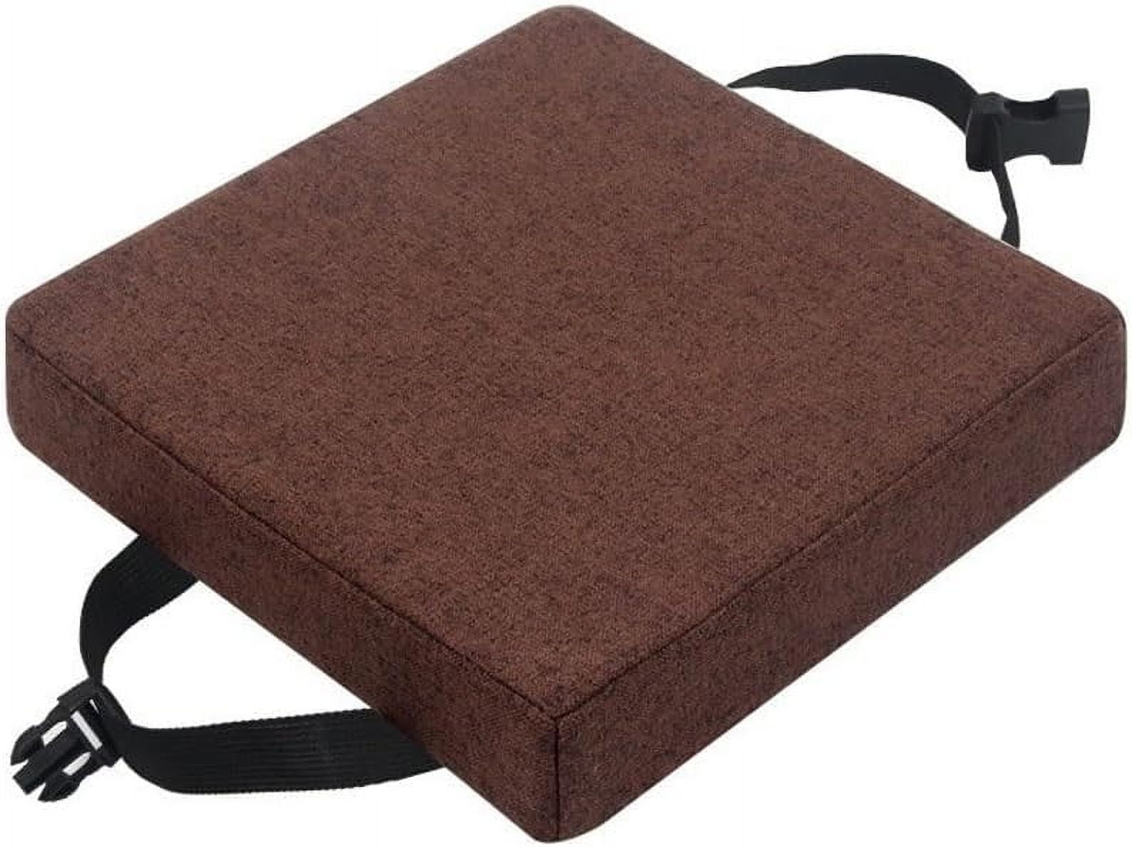 11/12/14/16 Inch Square Stool Cushion with Ties, Non-Slip Square Seat ...