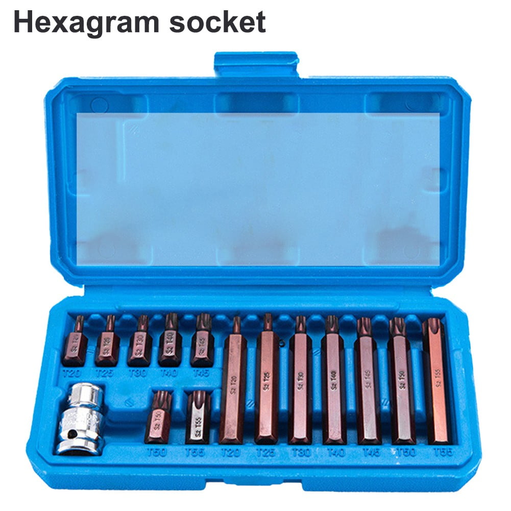 11/15Pcs Bit Socket Assembly Hexagon Socket Hexagram Twelve-Corner ...