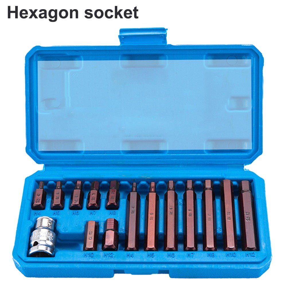11/15Pcs Bit Socket Assembly Hexagon Socket Hexagram Twelve-Corner ...