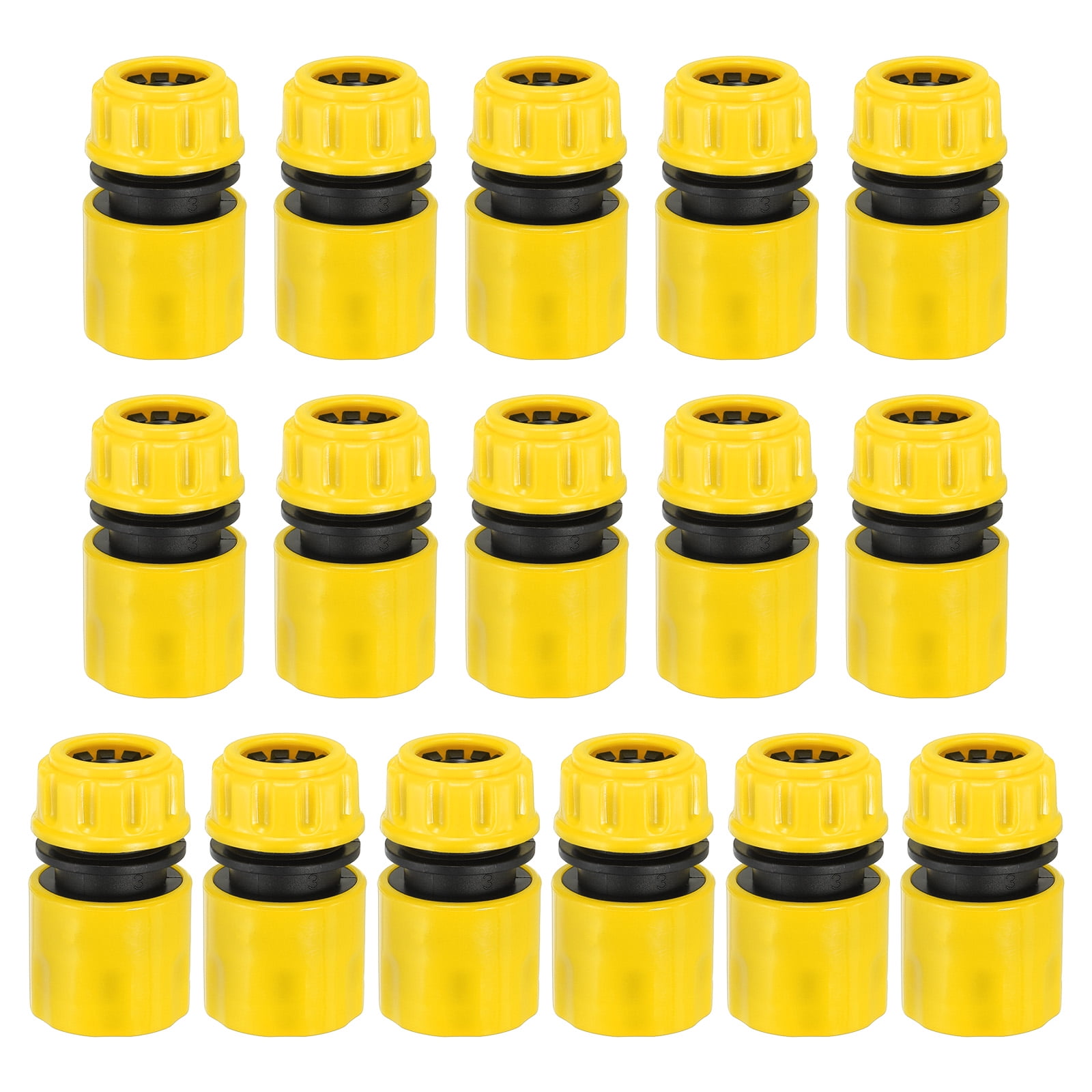 11/16" Hose Repair Connector Extender, 37 Pcs Plastic Garden Hose ...