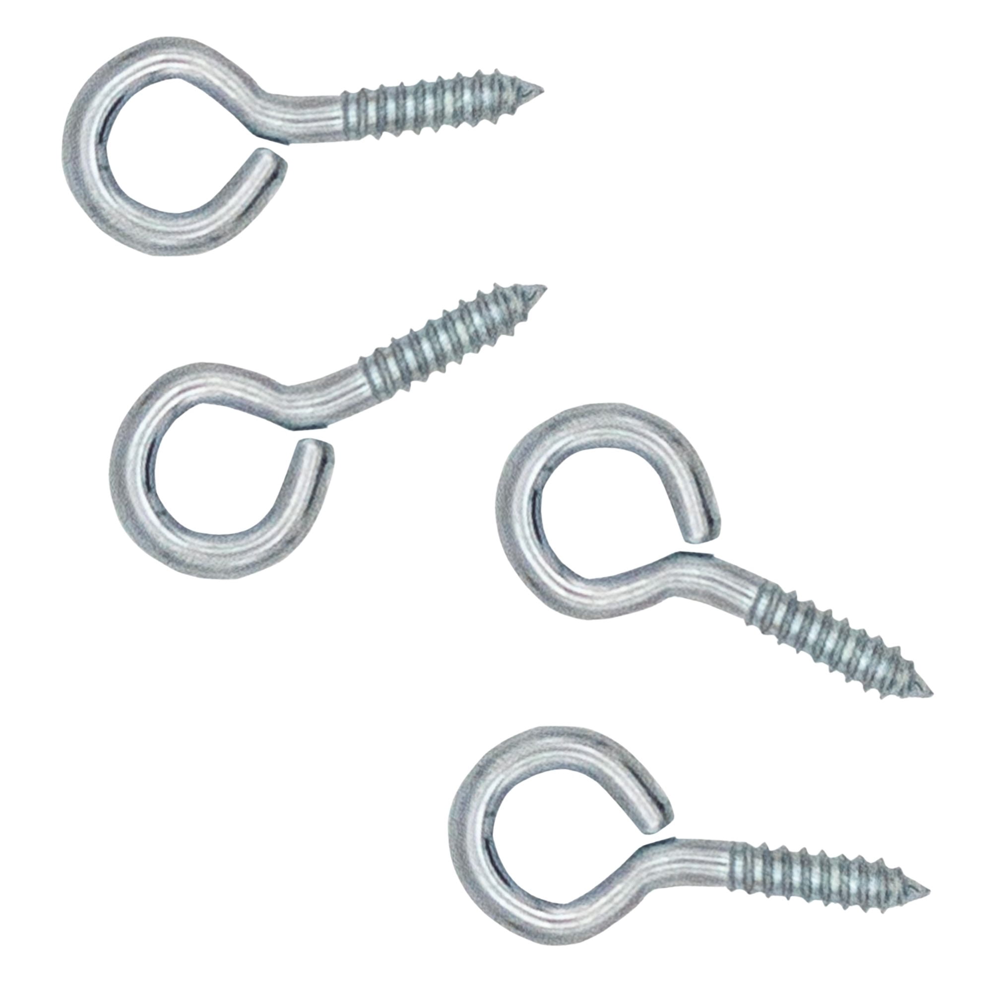 11/16" Zinc-Plated Screw Eyes for Picture Framing - 1/8" Eye 7/16 ...