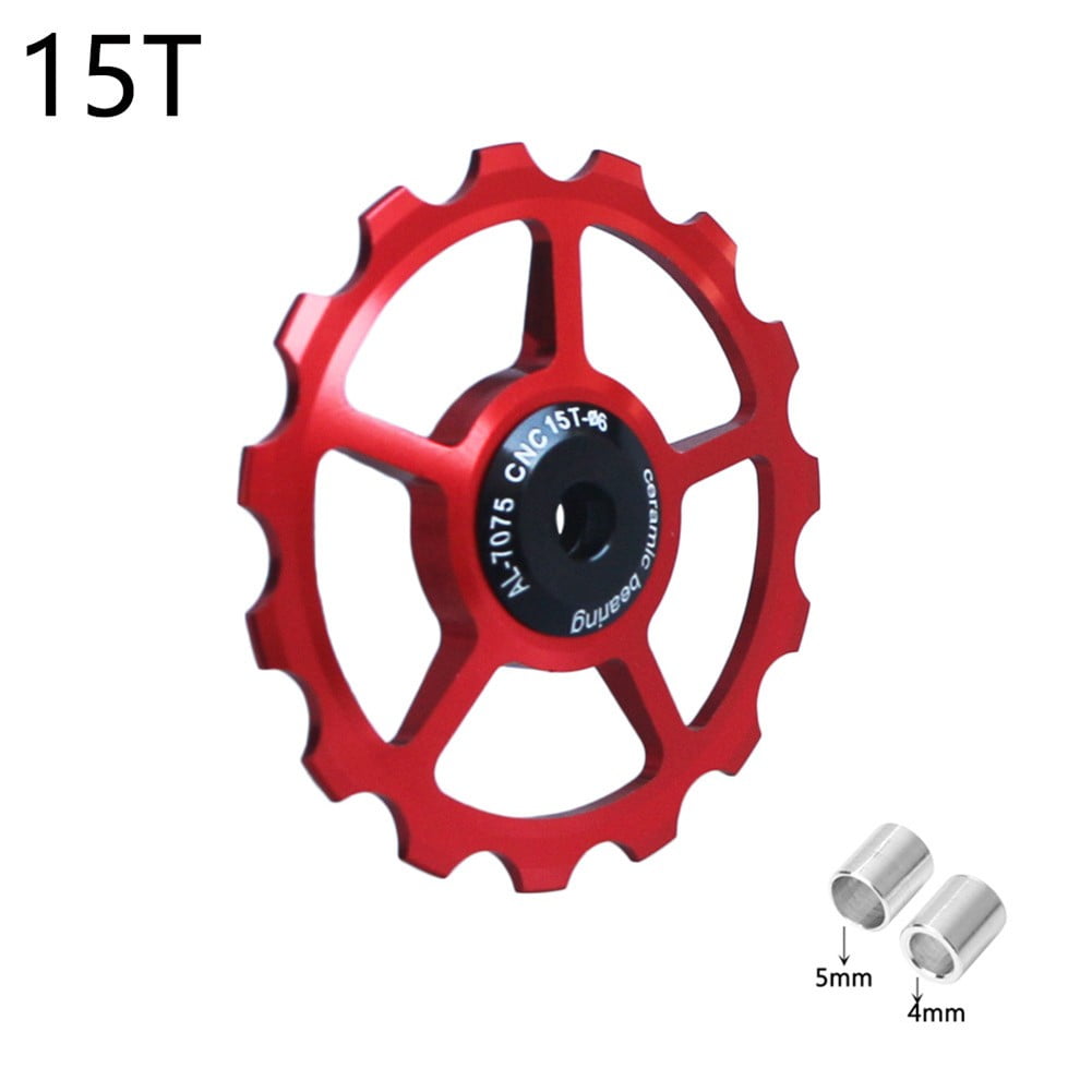 11-17T Wheel MTB Ceramic Bearing Jockey Pulley Road Bike Bicycle Rear Derailleur - Walmart.com