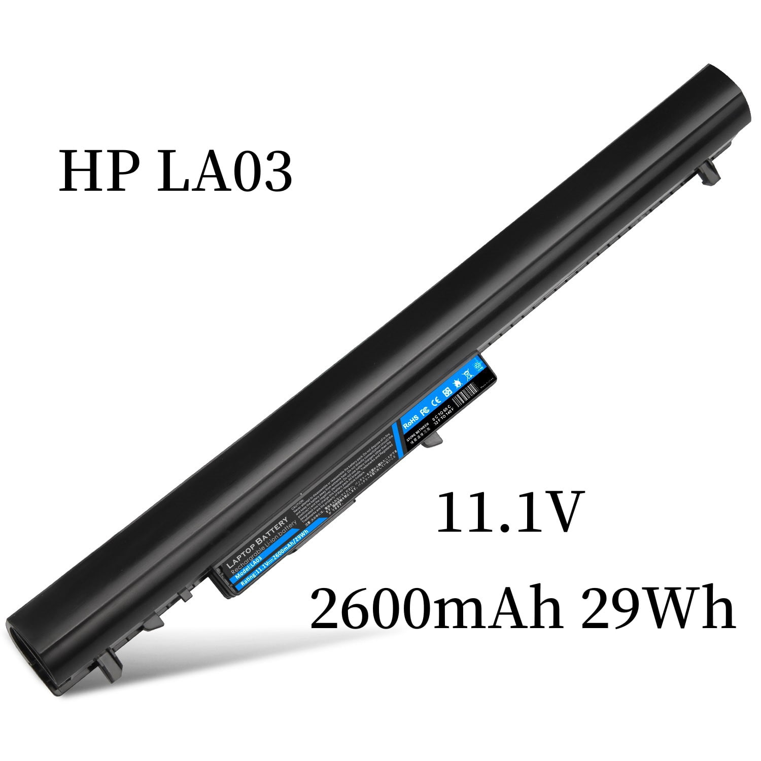 11.1V HSTNN-IB6R 775625-221 776622-001 LA03DF LA03 LAO3 Laptop battery ...