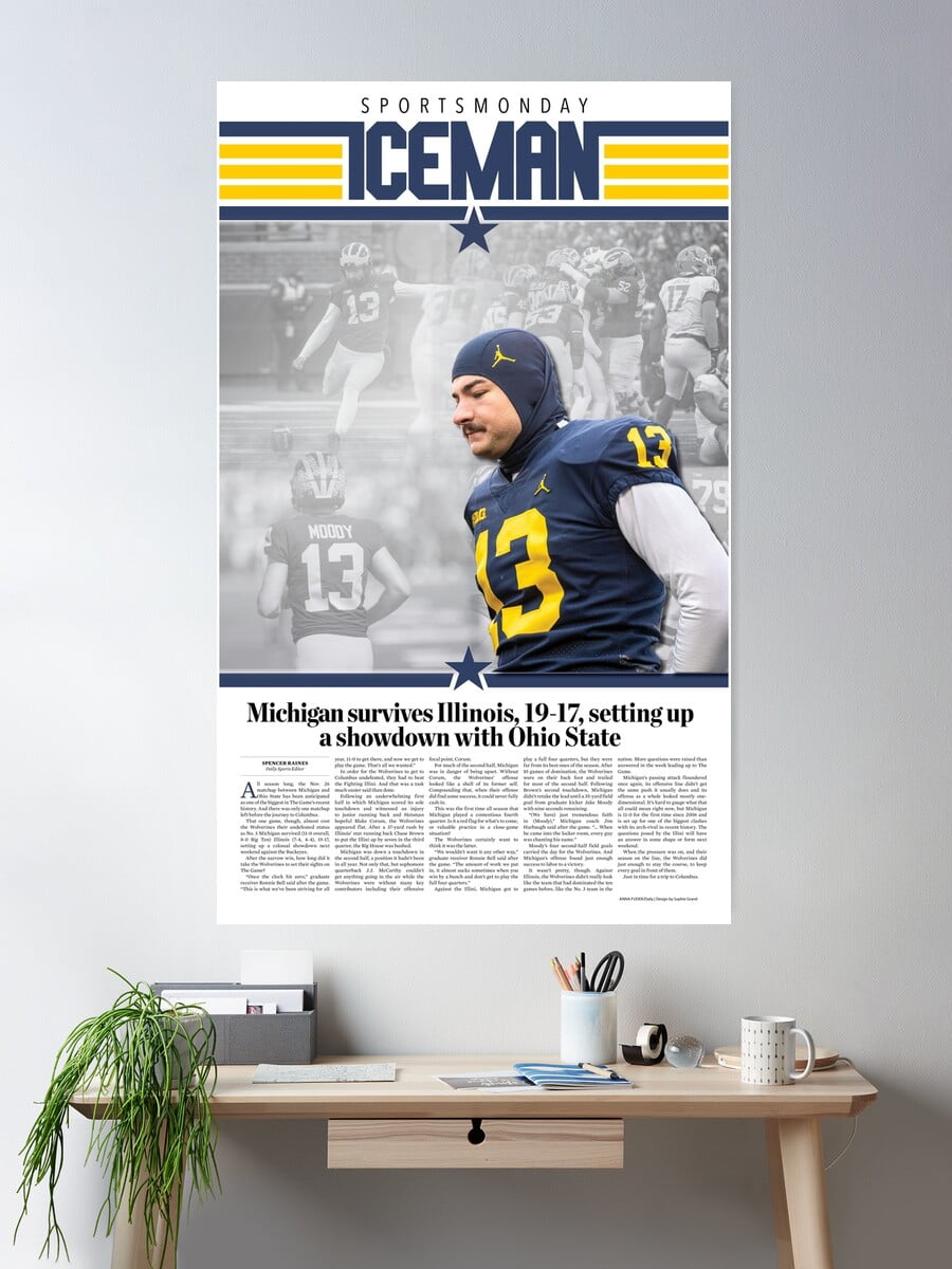 (11/21) The Michigan Daily Sports Monday Cover - Michigan Vs. Illinois ...