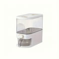11/ 22LBS Rice Dispenser, Large Dry Food Storage Container with ...