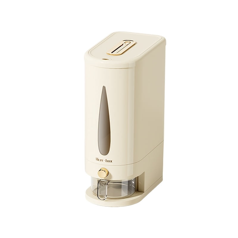 11/22Lbs Large Press-Type Rice Dispenser with Measuring Cup, Time ...