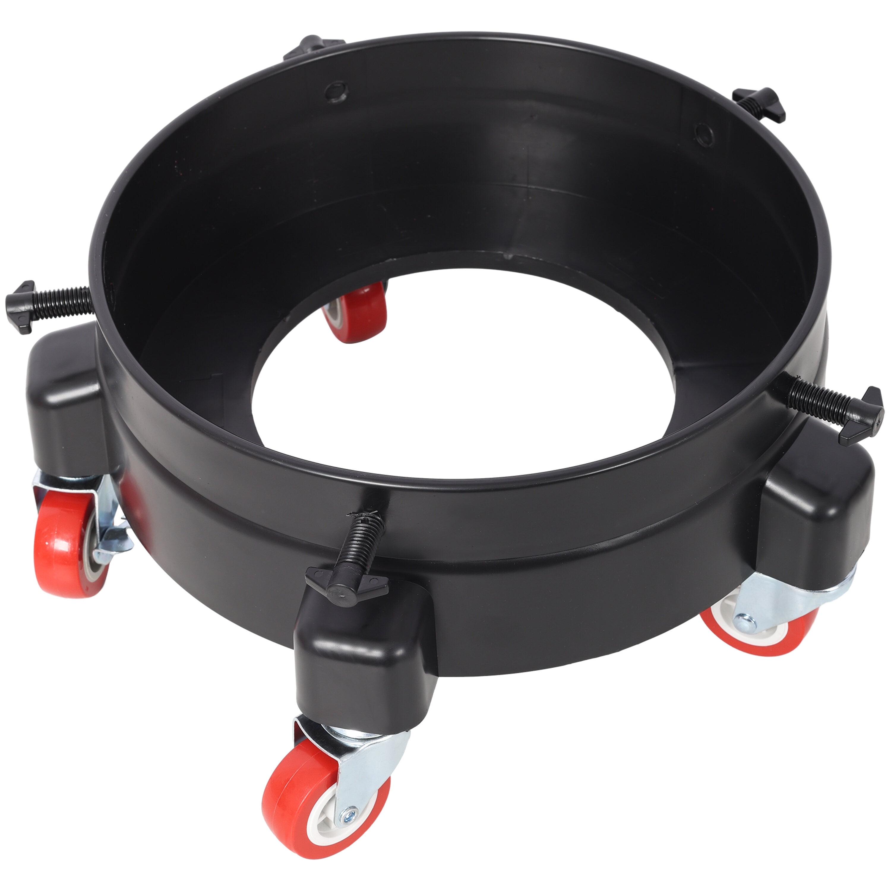 11.25" Bucket Dolly with 5 Swivel Casters - Heavy Duty Rolling Base for ...