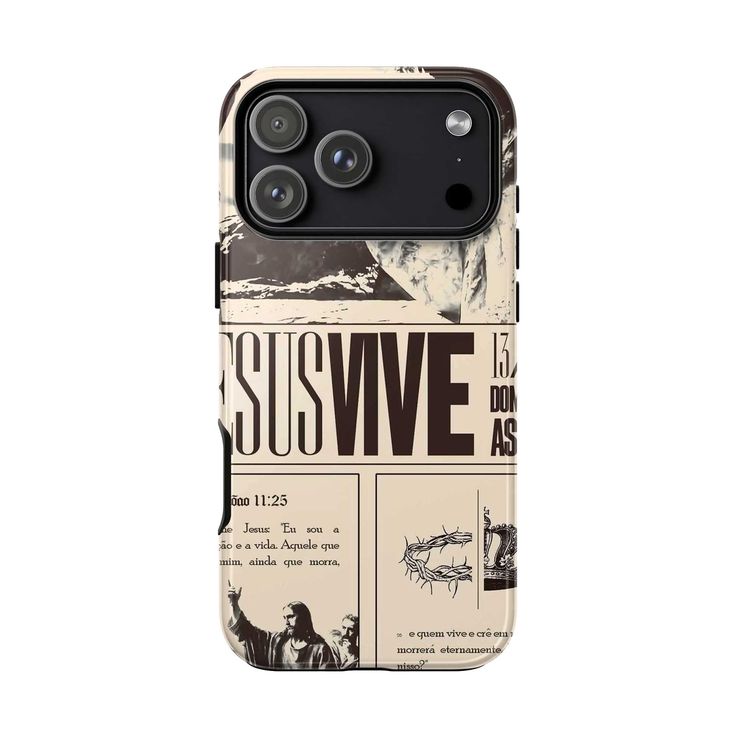 11:25 Portuguese Christian Phone Case Resurrection & Life Bible Verse ...
