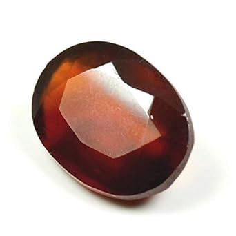 11.25 Ratti / 10.42 Carat Natural Hessonite (Gomed/Garnet) Stone Lab ...