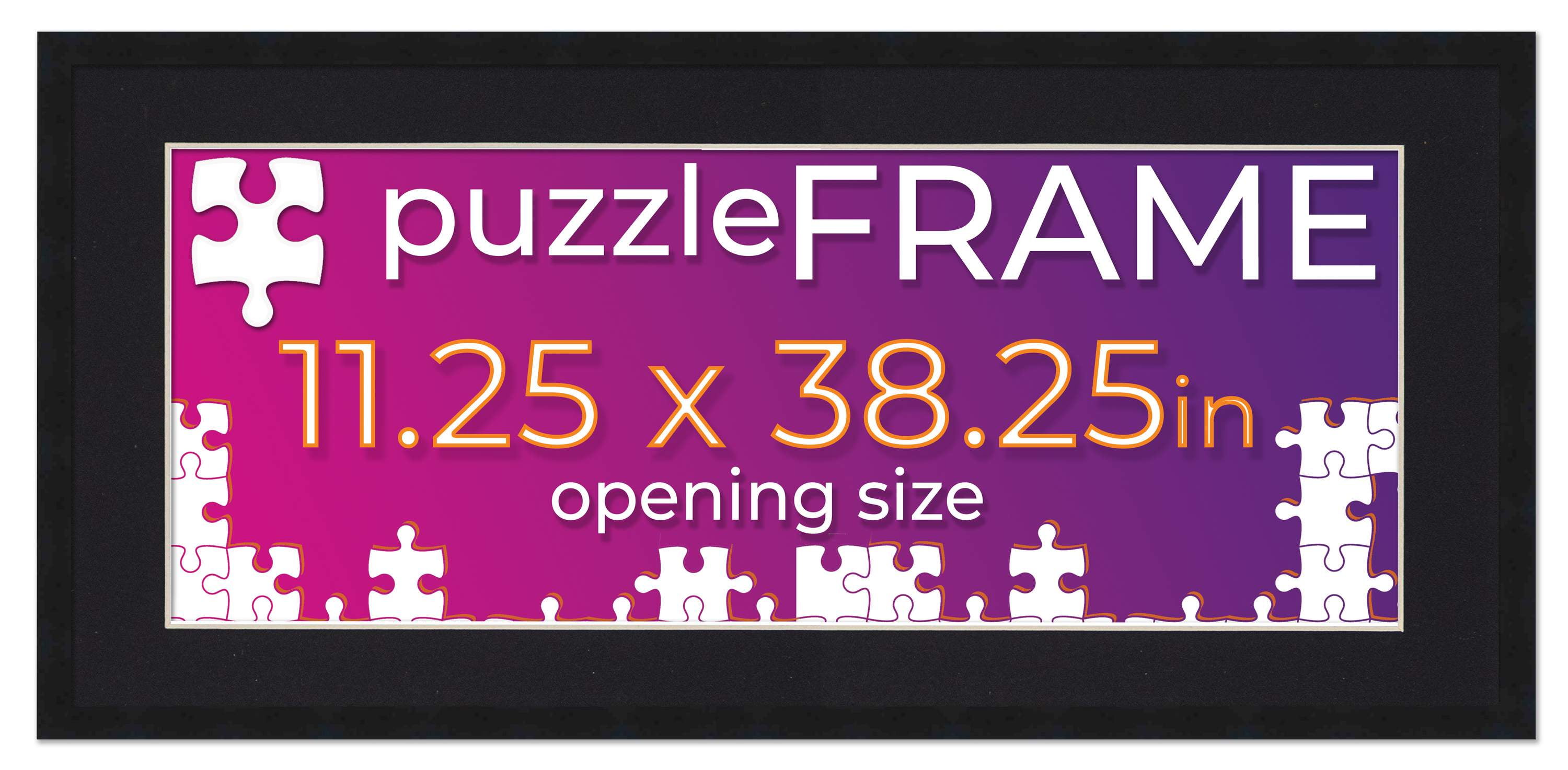 11.25x38.25 Jigsaw Puzzle Frame Kit - Kit Includes Puzzle Glue Sheets ...