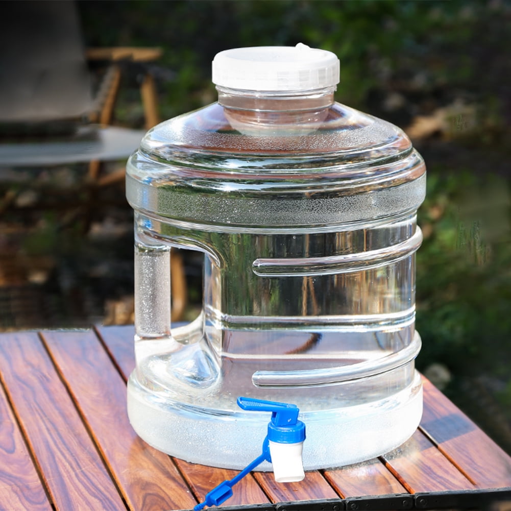 11.3L Pure Water Barrel with Faucet, Clear Water Storage Bucket for ...