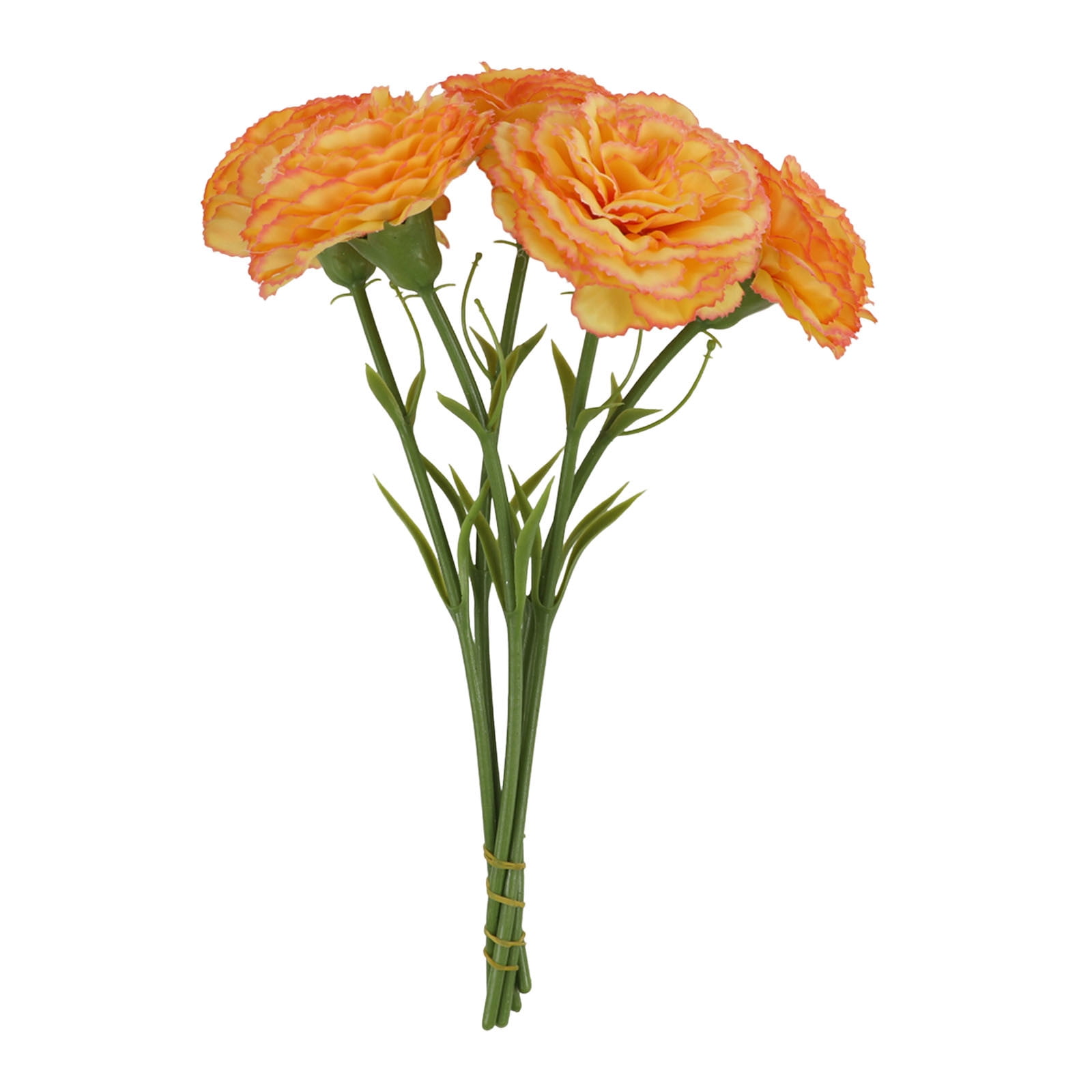 11.42" Artificial Carnation Bouquet - 5 Stem Realistic Carnations - No ...