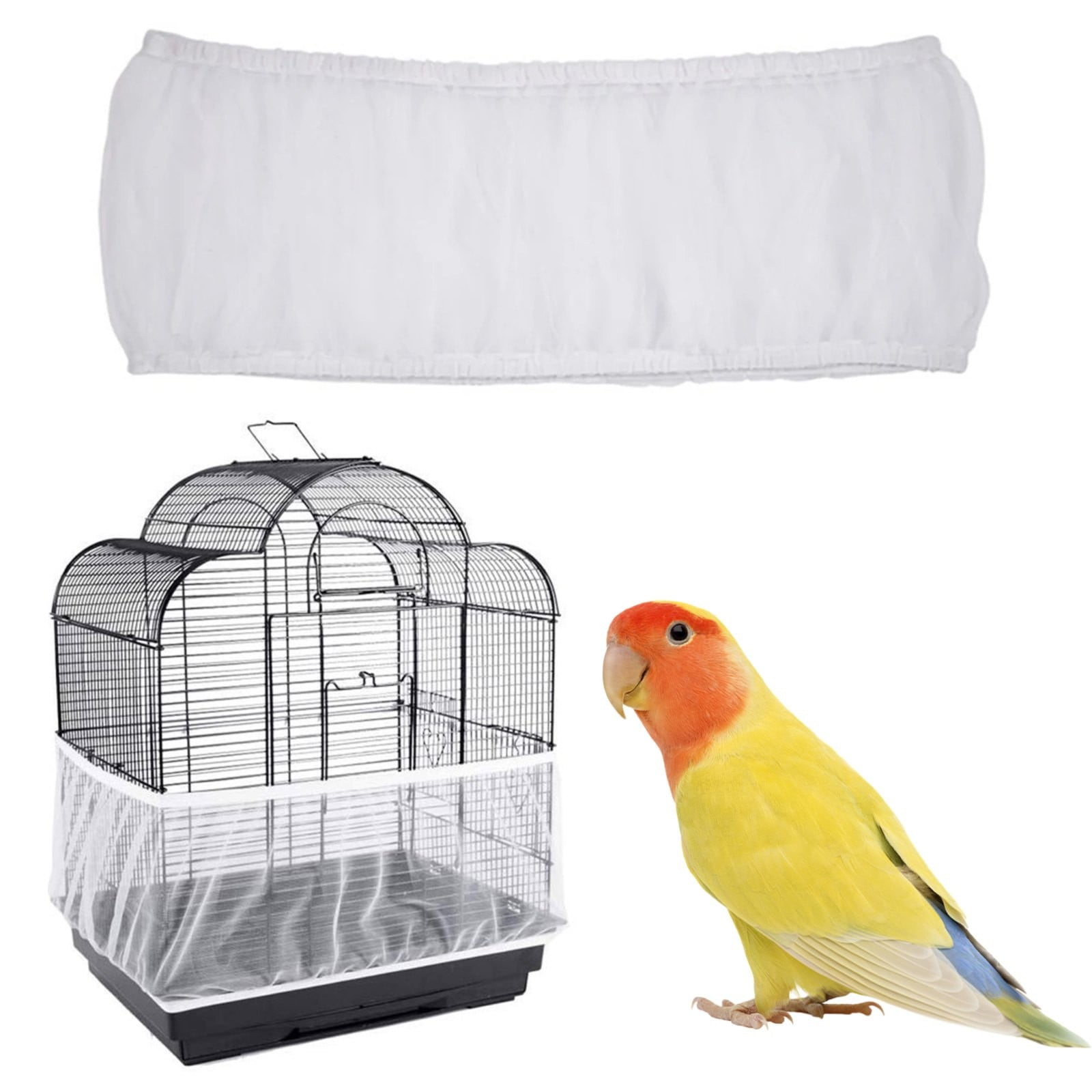 11.42in Universal Bird Cage Seed Catcher,Seed Catcher Guard Net Cover ...