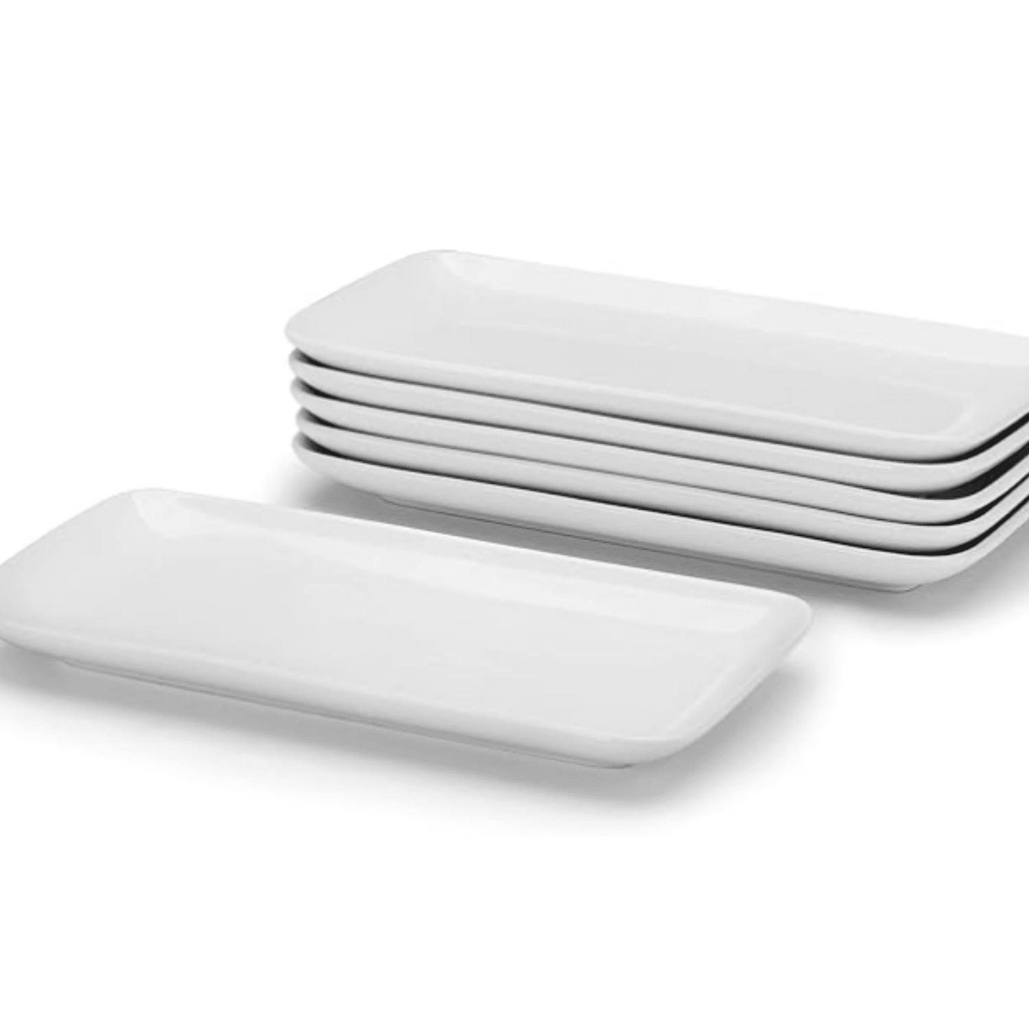 11.5'' Ceramic Platters - Rectangular Embossed Texture Sushi Plates ...