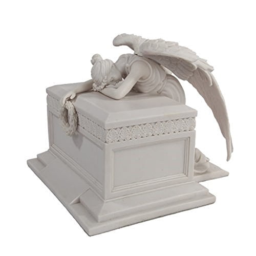 Pacific Giftware PTC 11.5 Inch Angel of Bereavement Crying on Urn ...