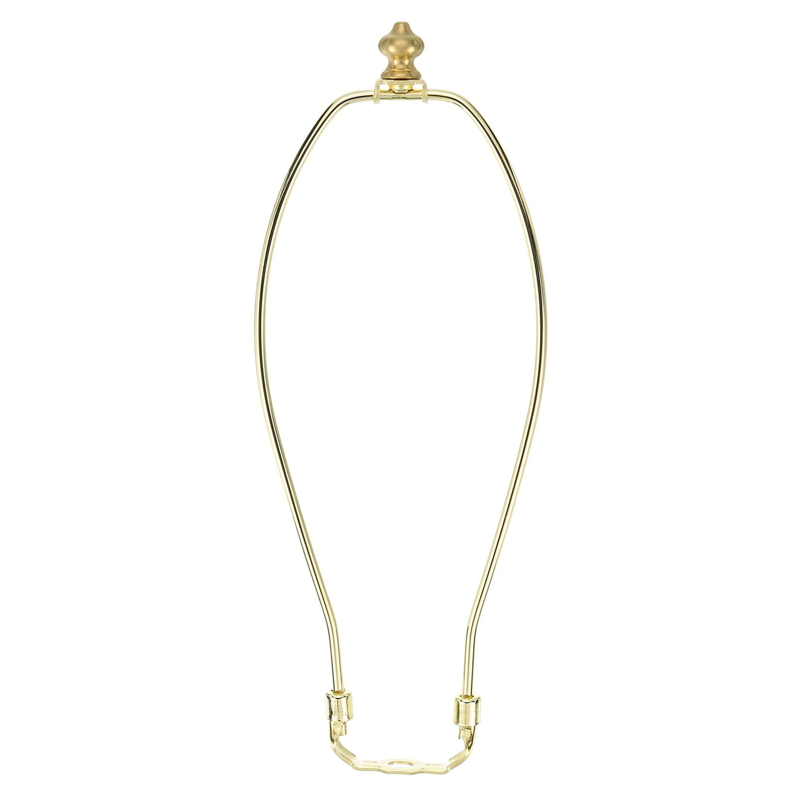 11.5 Inch Lamp Harp Kit with 1 Inch Height Solid Brass Finial, 1 Set ...