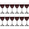 115 Oz Glass Wine Cups Stemmed Wine Cups For Red And White Wine Thick And Sturdy Wine Cups