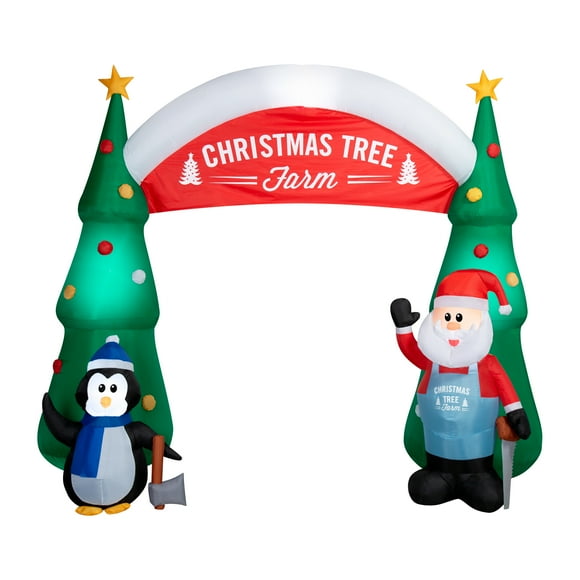 Holiday Time Christmas Inflatables in Outdoor Christmas Decorations ...