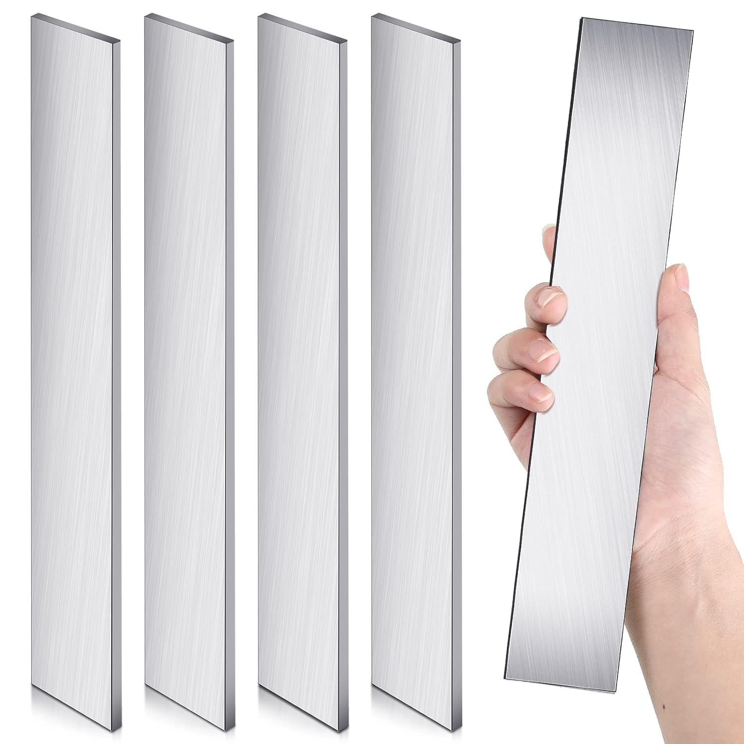 11.5''x1.57''x0.06'' 15N20 Steel Flat Stock Bar High Contrast Blade ...