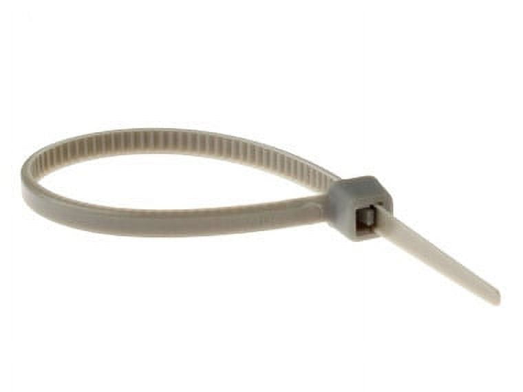 11" 50lb Grey Cable Ties 100/bag Part # C11-50-Grey - Walmart.com