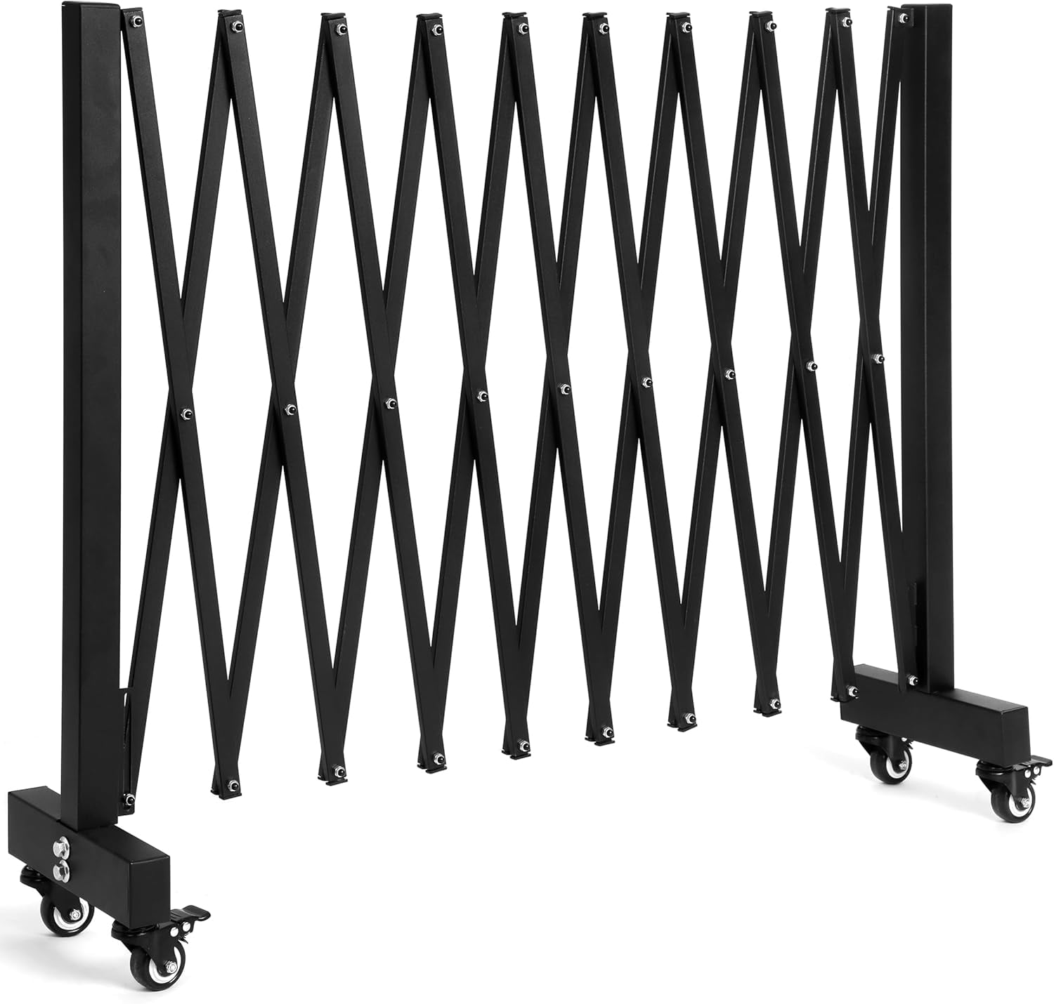 11.5FT Expandable Barricade Gate, Expandable Metal Barricade Gate Alloy ...