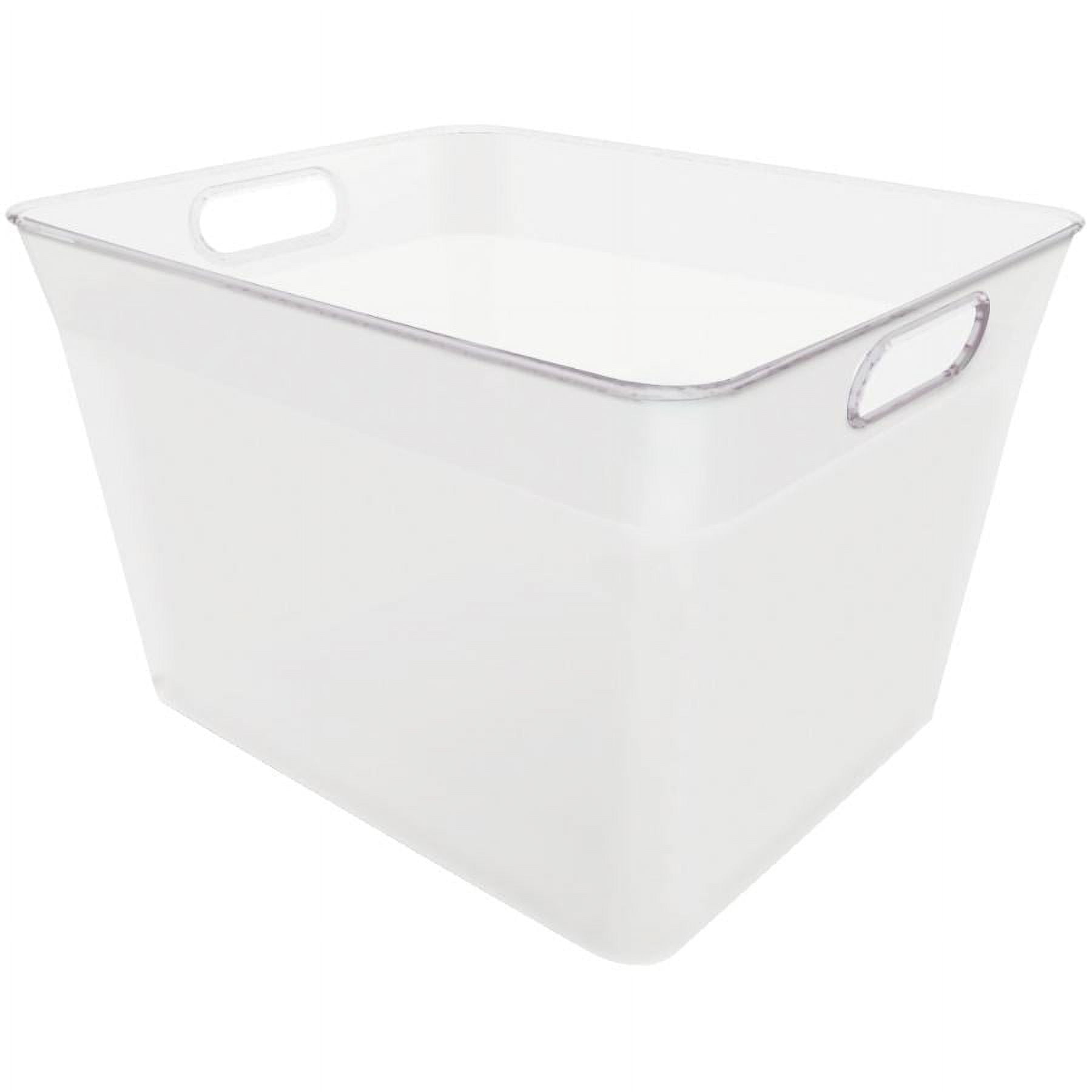 11.5L Clear Storage Basket - Walmart.com