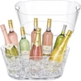 11.5L Ice Bucket for Parties 1 Packs, Large Plastic Drink Cooler for ...