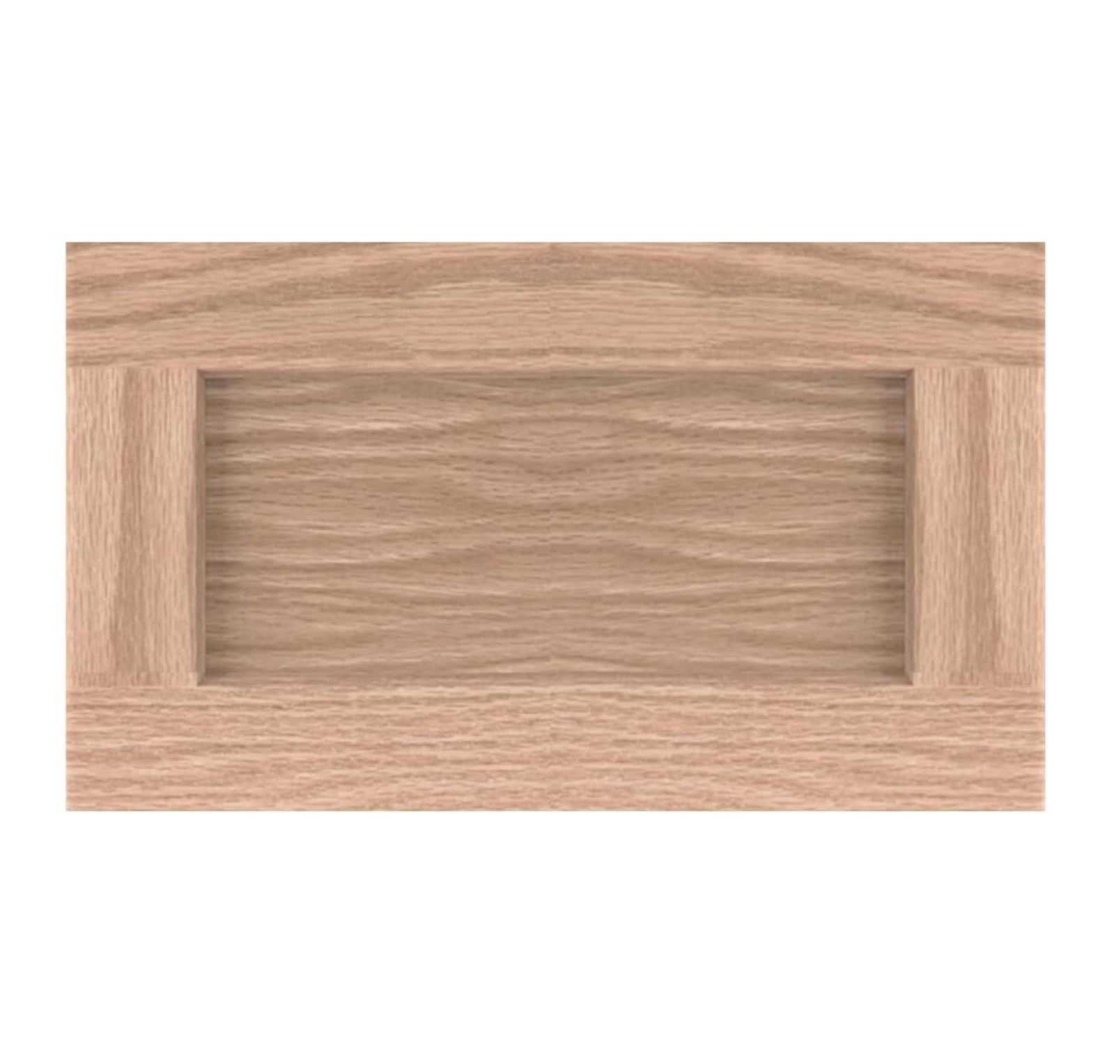 11.5W x 7.25H Unfinished Oak Kitchen Drawer Front Replacement, Shaker ...