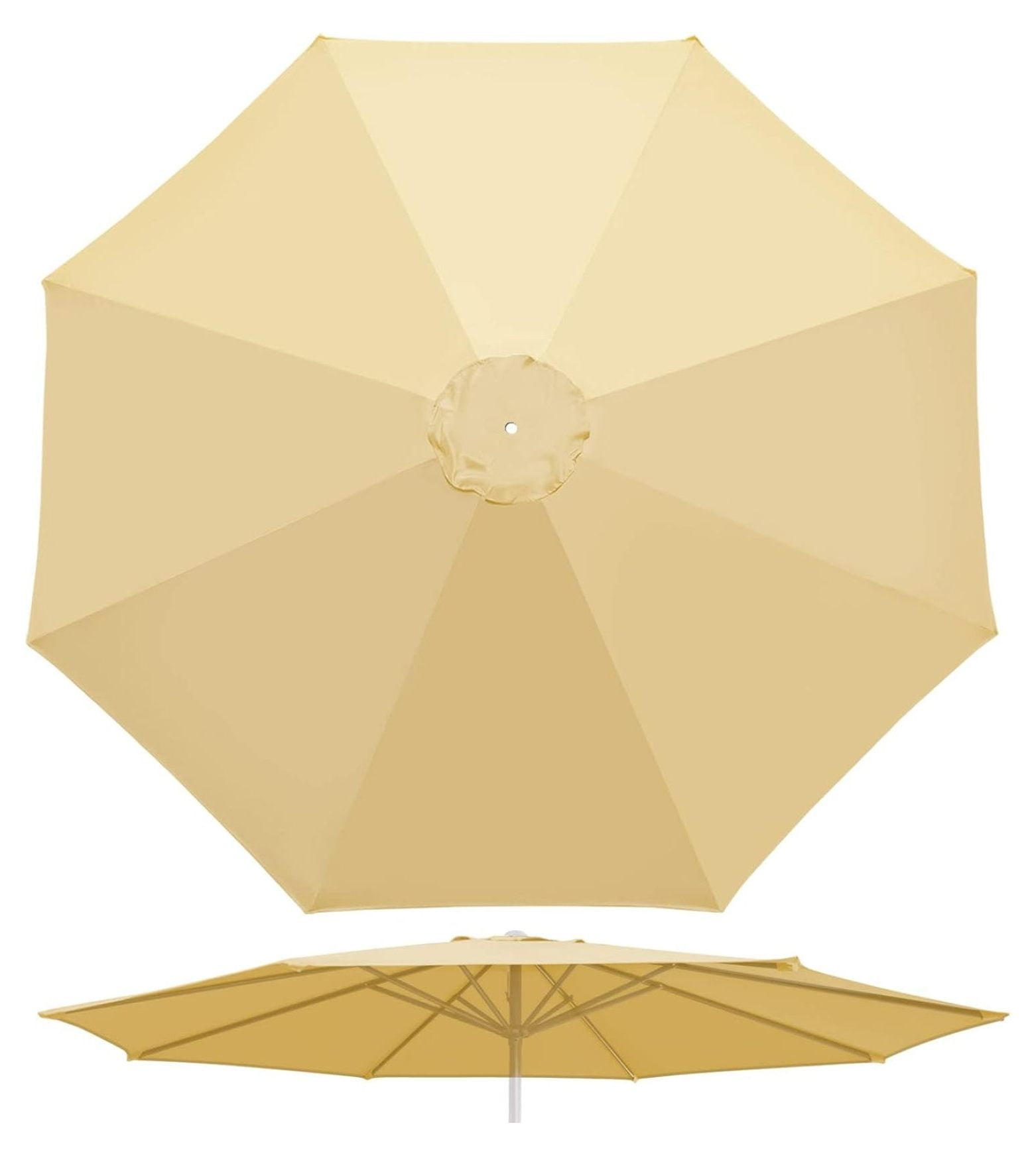 11.5ft 8 Ribs Umbrella Canopy Replacement for Patio Umbrella, Frame NOT ...